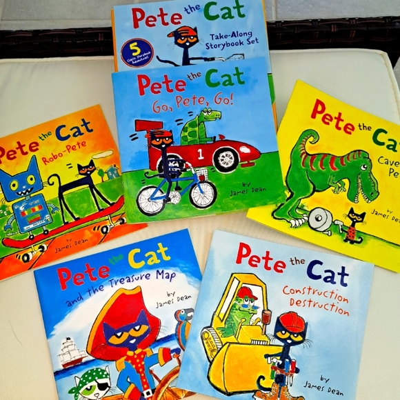 Harper | Other | Pete The Cat Takealong Storybook Set 5 Classic ...